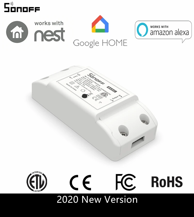 SONOFF interruptor Wifi BasicR2, control remoto inalámbrico ...