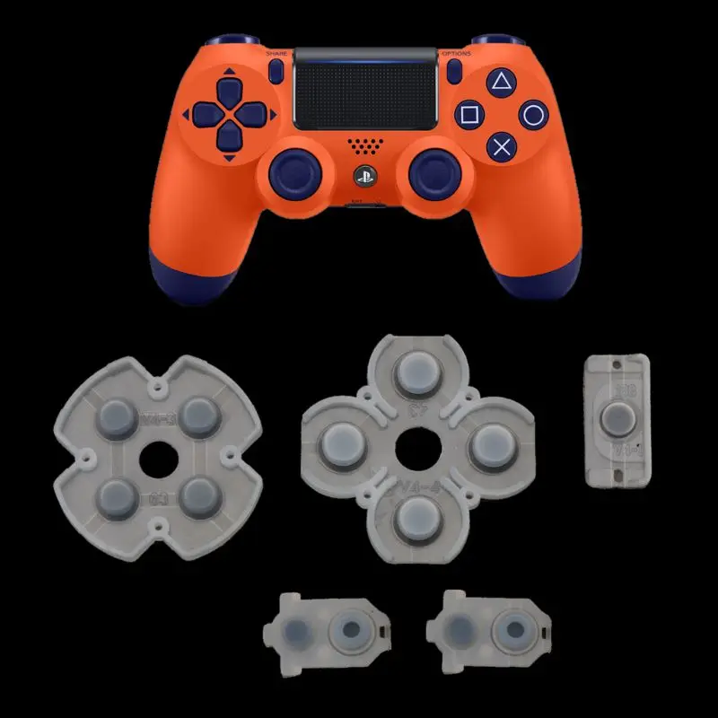 For-Playstation-4-PS4-Controller-Conductive-Silicone-Rubber-Pads-for ...