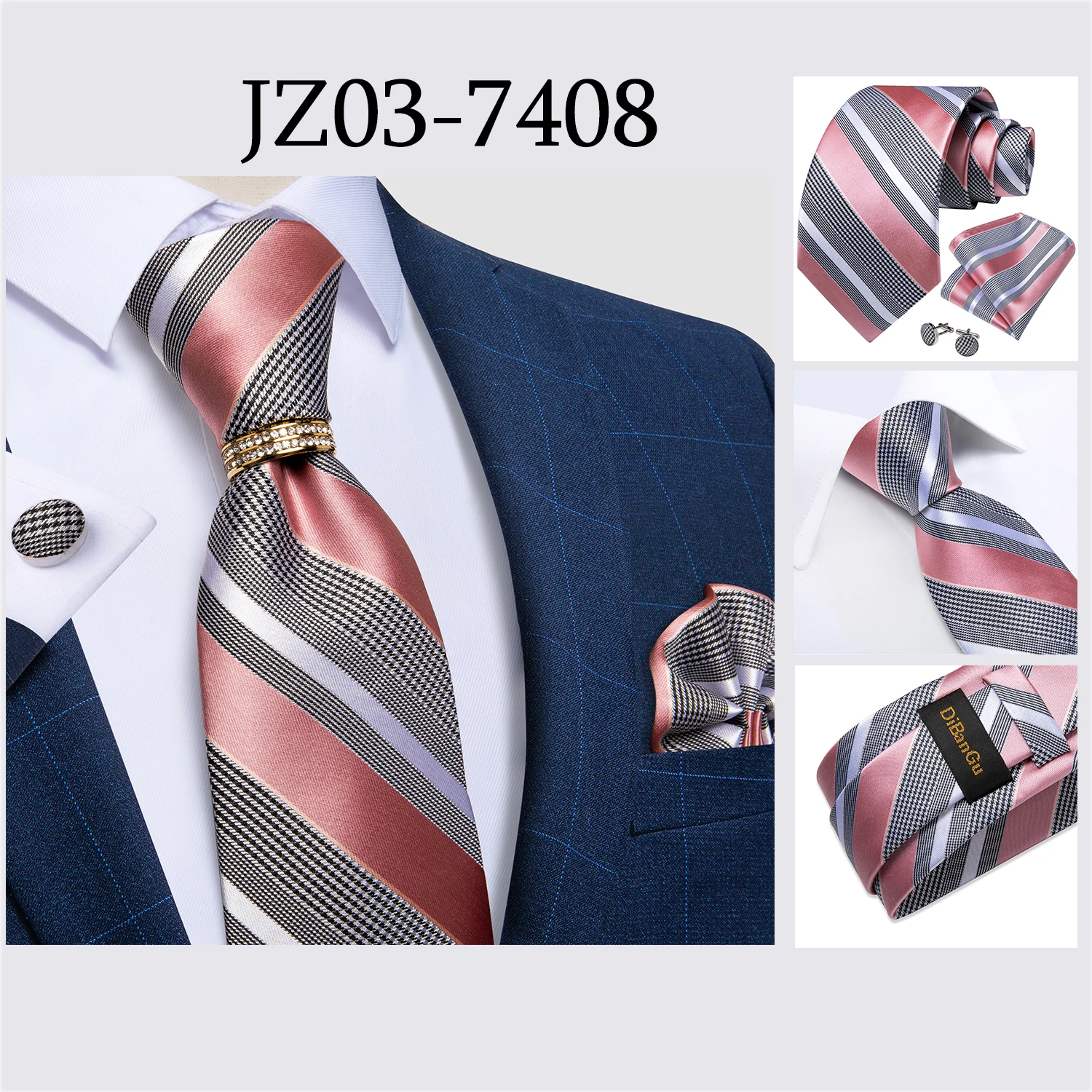 Cravate,accessoires mariage cadeau cravate homme cravate luxe en soie ...