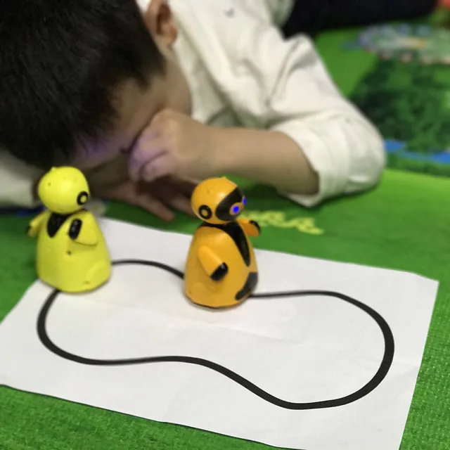 Follow Any Drawn Line Magic Pen Toy Inductive Robot Model Children's ...
