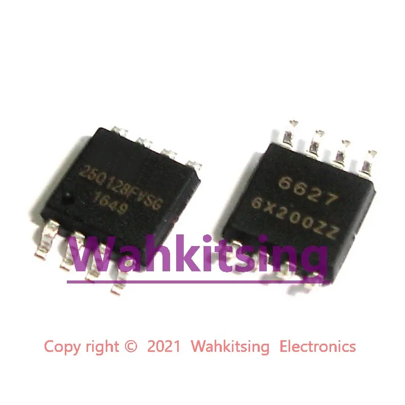 5 PCS W25Q128FVSIG WSOP 8 25Q128FVSG 3V 128M bit 직렬 플래시 메모리 (듀얼/쿼드 SPI ...