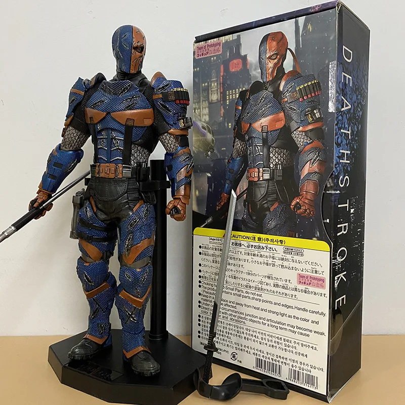 Deathstroke 액션 피규어 팀 프로토 타이핑 Deathstroke 피규어, 조각상 컬렉션 모델 장난감 인형 선물 30cm ...