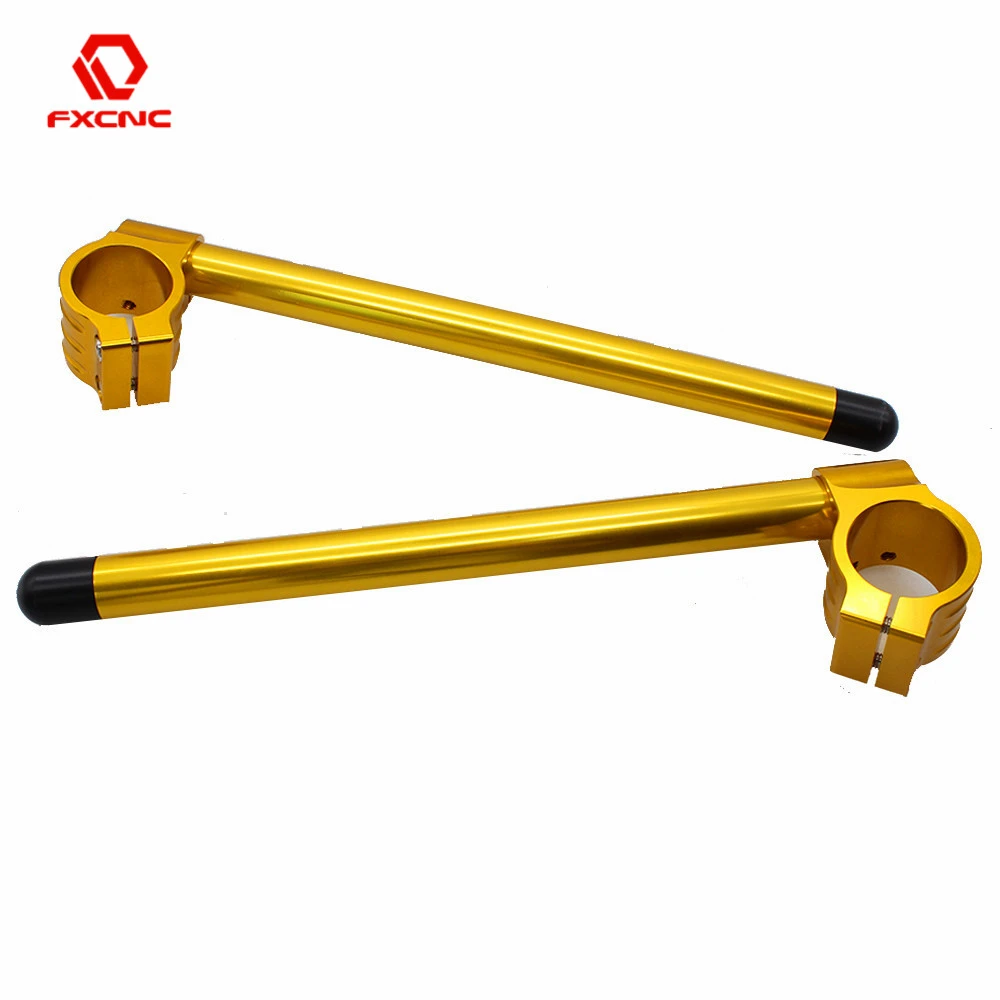 Gold Motorcycle Adjustable Handlebar Clip On 31/33/35/36/37/38/39/41/43 ...
