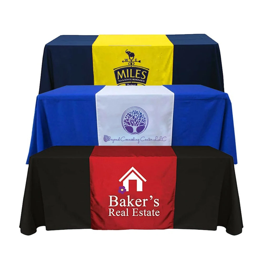 Taplak-meja-Logo-kustom-kain-cetak-Perusahaan-pakaian-meja-promosi ...
