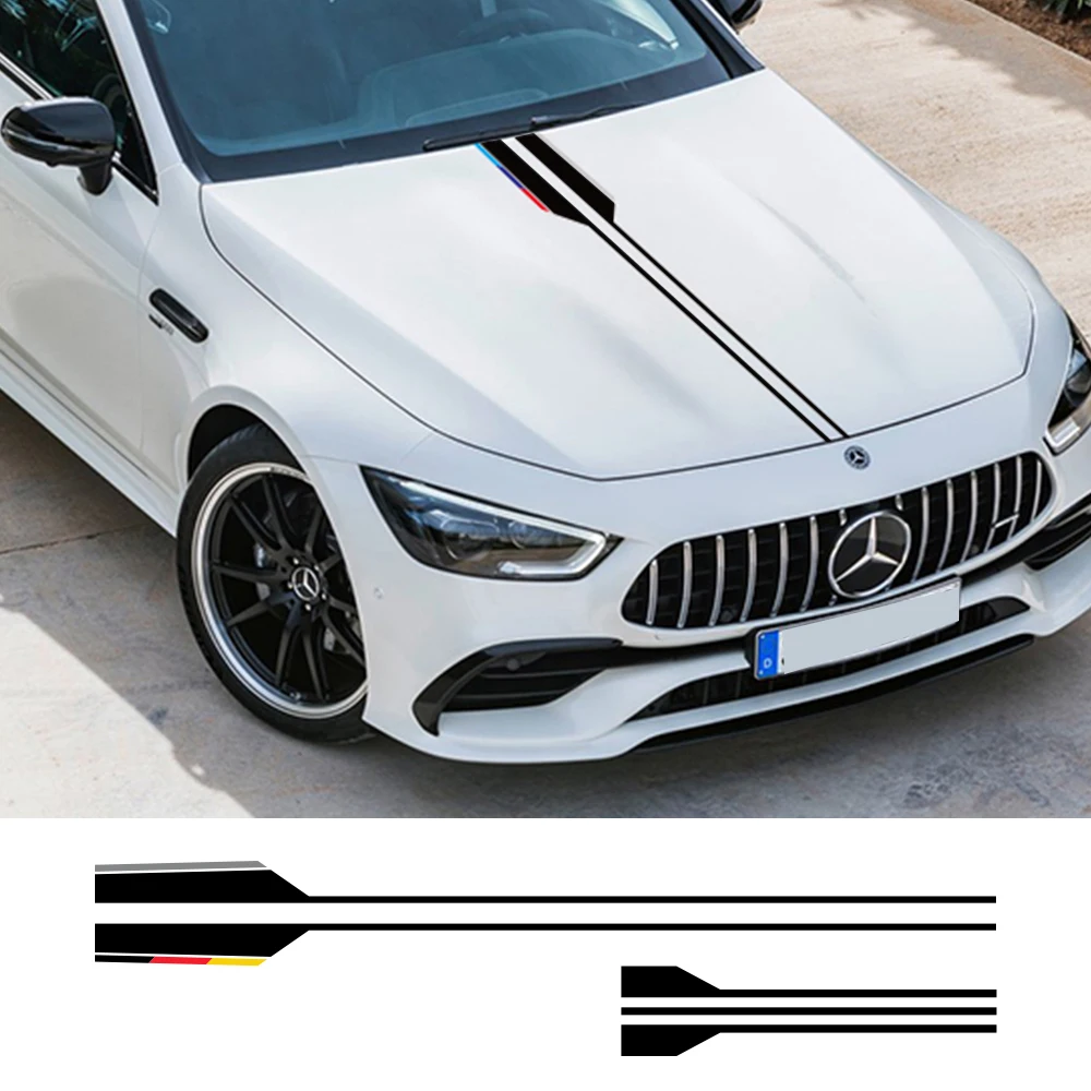For Mercedes Benz W205 W204 W203 W212 Car Accessories Car Hood Cover ...