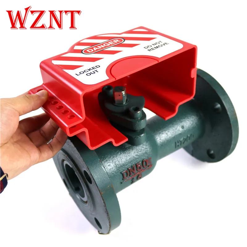 free-shipping-Adjustable-Flanged-Ball-Valves-Cover-Lockout-safety-ball ...