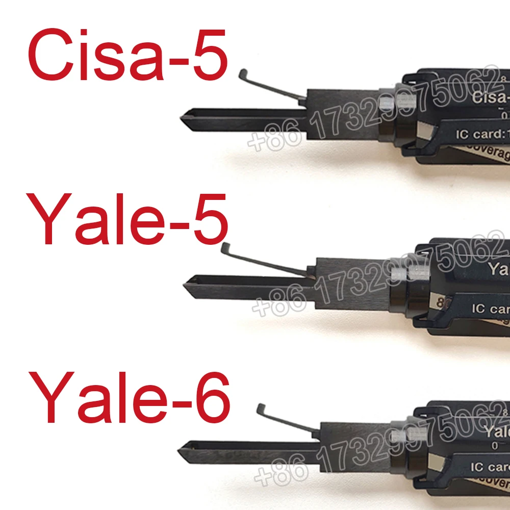 Cisa 5 Yale 5 Yale 6 Yale 5B Yale 6B Bead 2 in 1 Locksmith Tool 80% ...