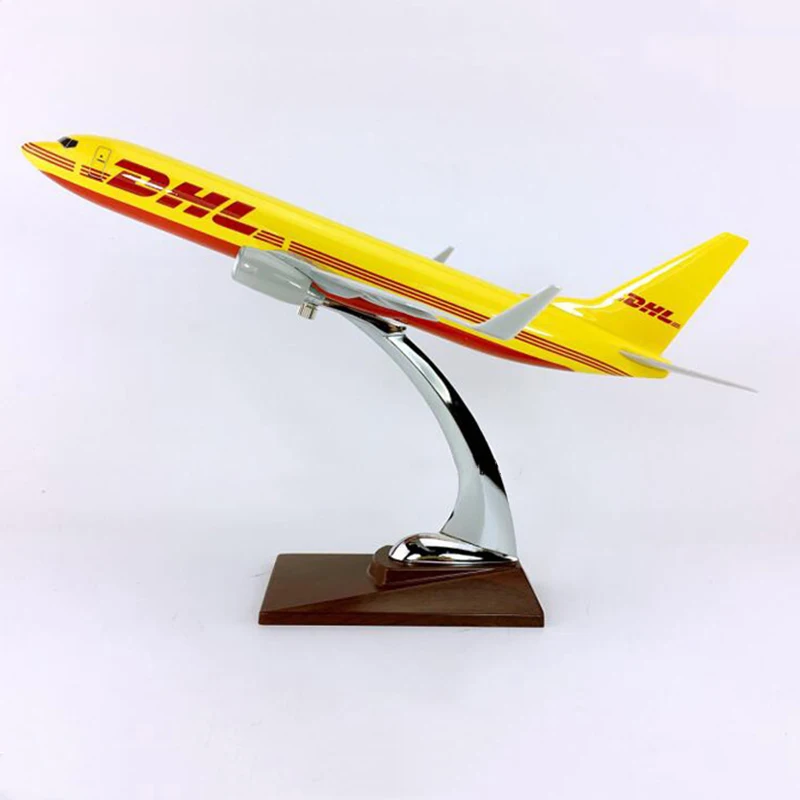 30CM-Airplanes-DHL-Express-delivery-airline-Boeing-B737-Plane-model ...