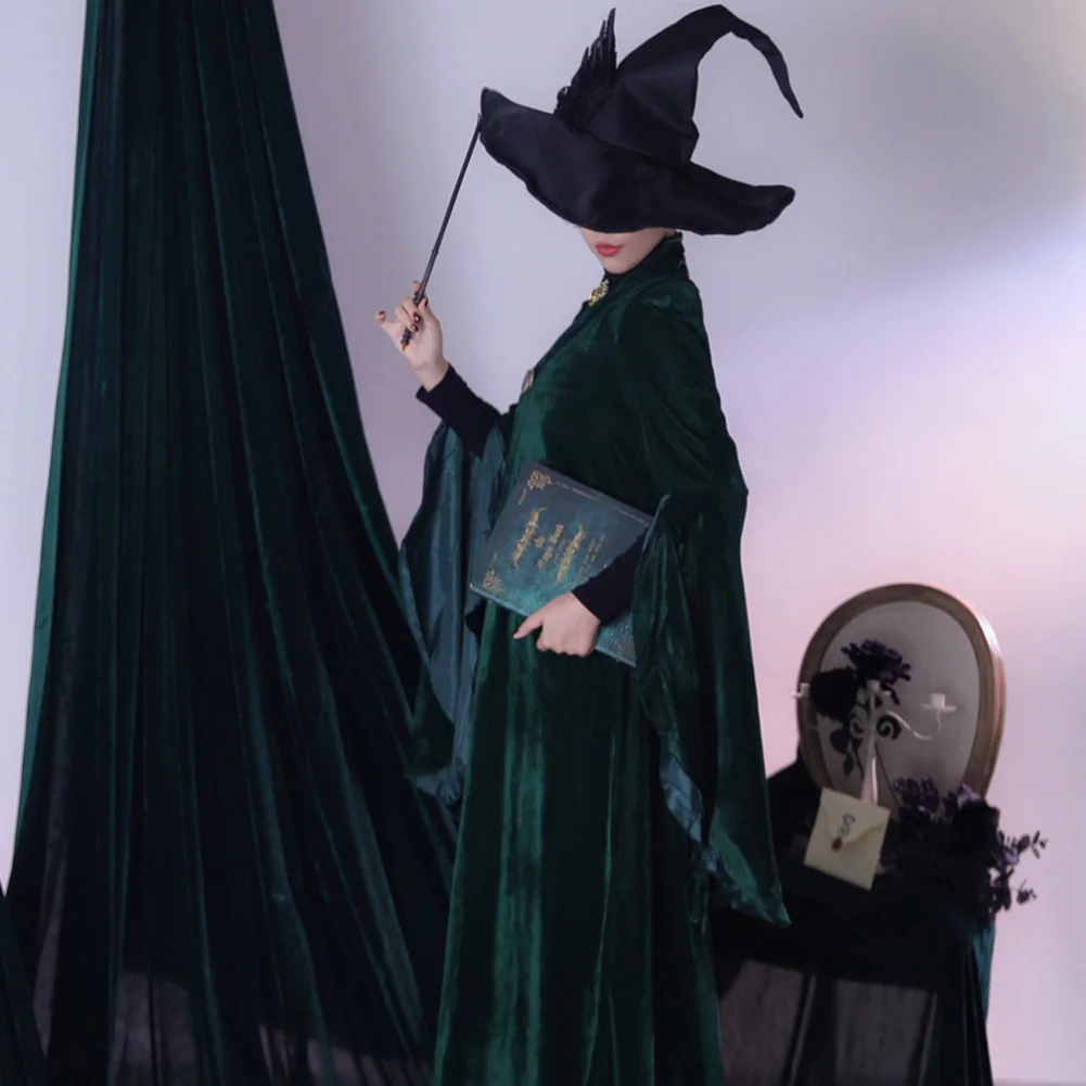 Harry Potter Series Professor Minerva McGonagall Dress Cosplay Costume - AllCosplay.com