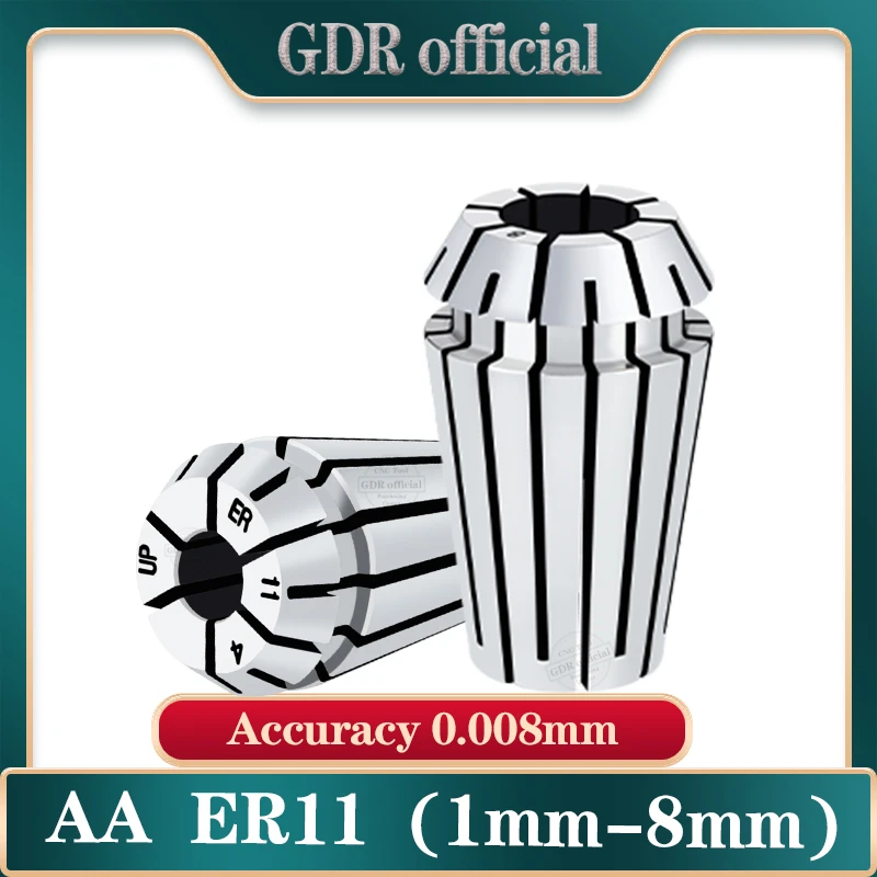 Er11 Collet Chuck 1mm 2mm 3mm 4mm 5mm 6mm 7mm 8mm Er Collet Chuck Set Tool Holder Er11 Spring ...