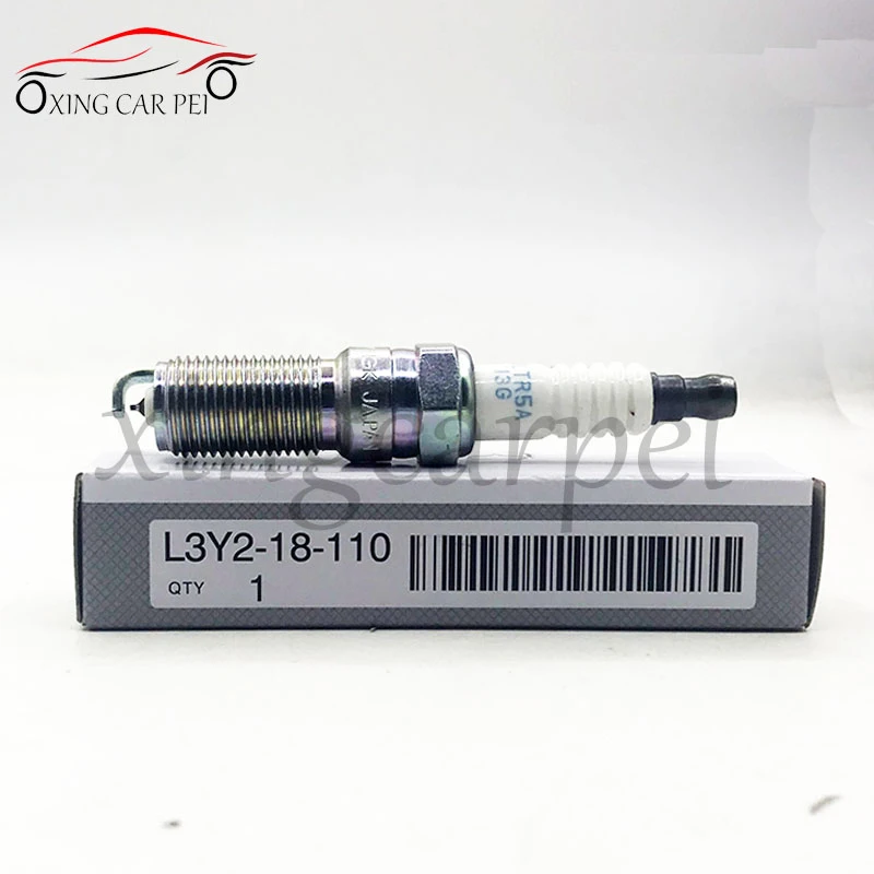 Bujía de iridio L3Y2 18 110 ILTR5A13G, para MAZDA M6, M5, M3, CX 7 ...