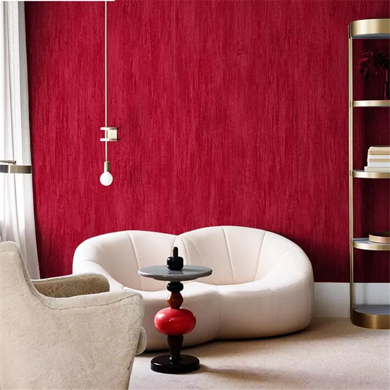 Red Wallpaper Designs For Living Room
