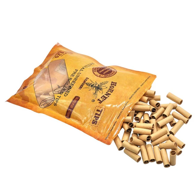 120pcs Set Cigarette Filter Tips Hornet Per Rolled Tips Natural ...