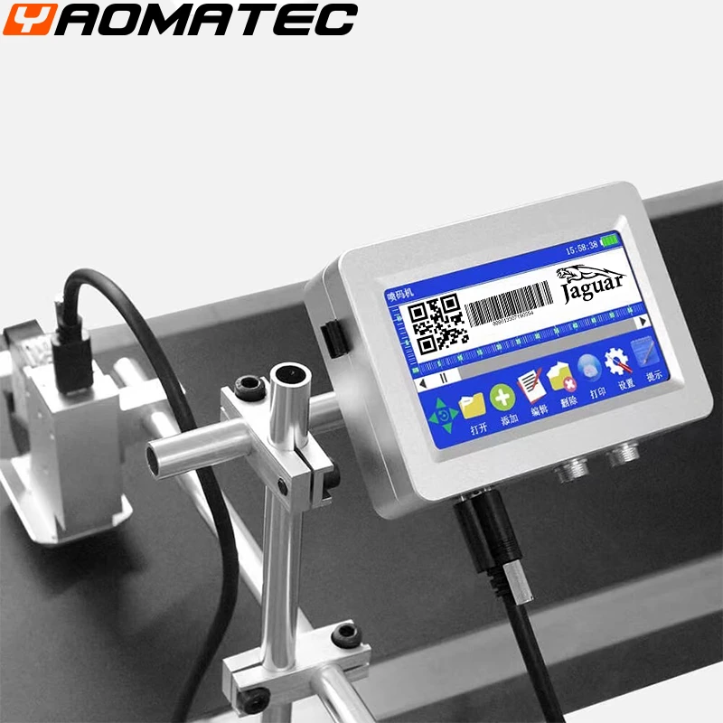 12.7mm 24 languages automatic coding machine expiry date printer mask ...