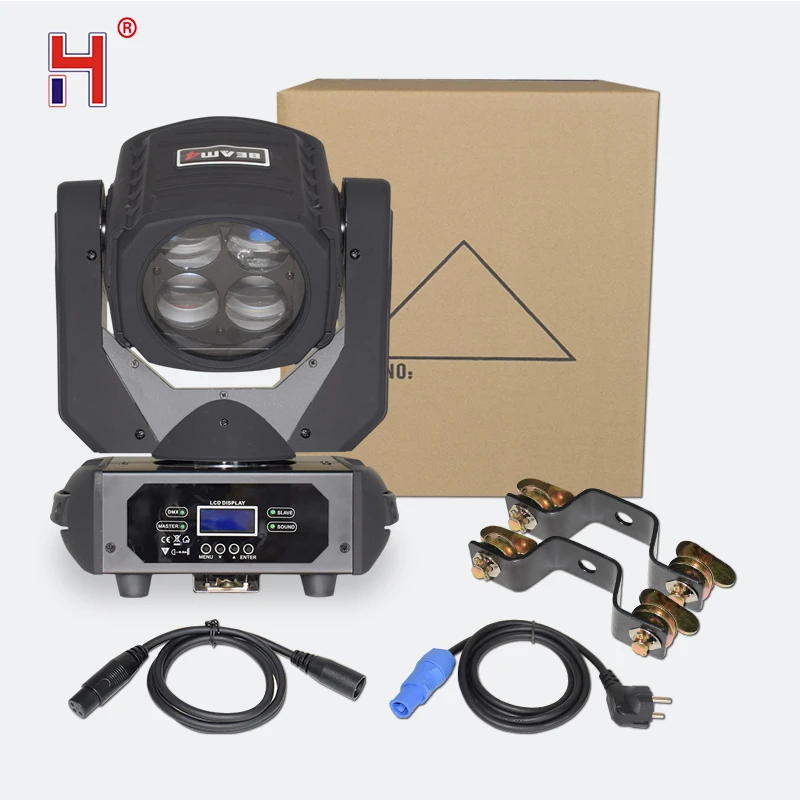 Led Moving Head Light 4X25 Super Beam Stage Light Dmx512 Rotating Stage ...