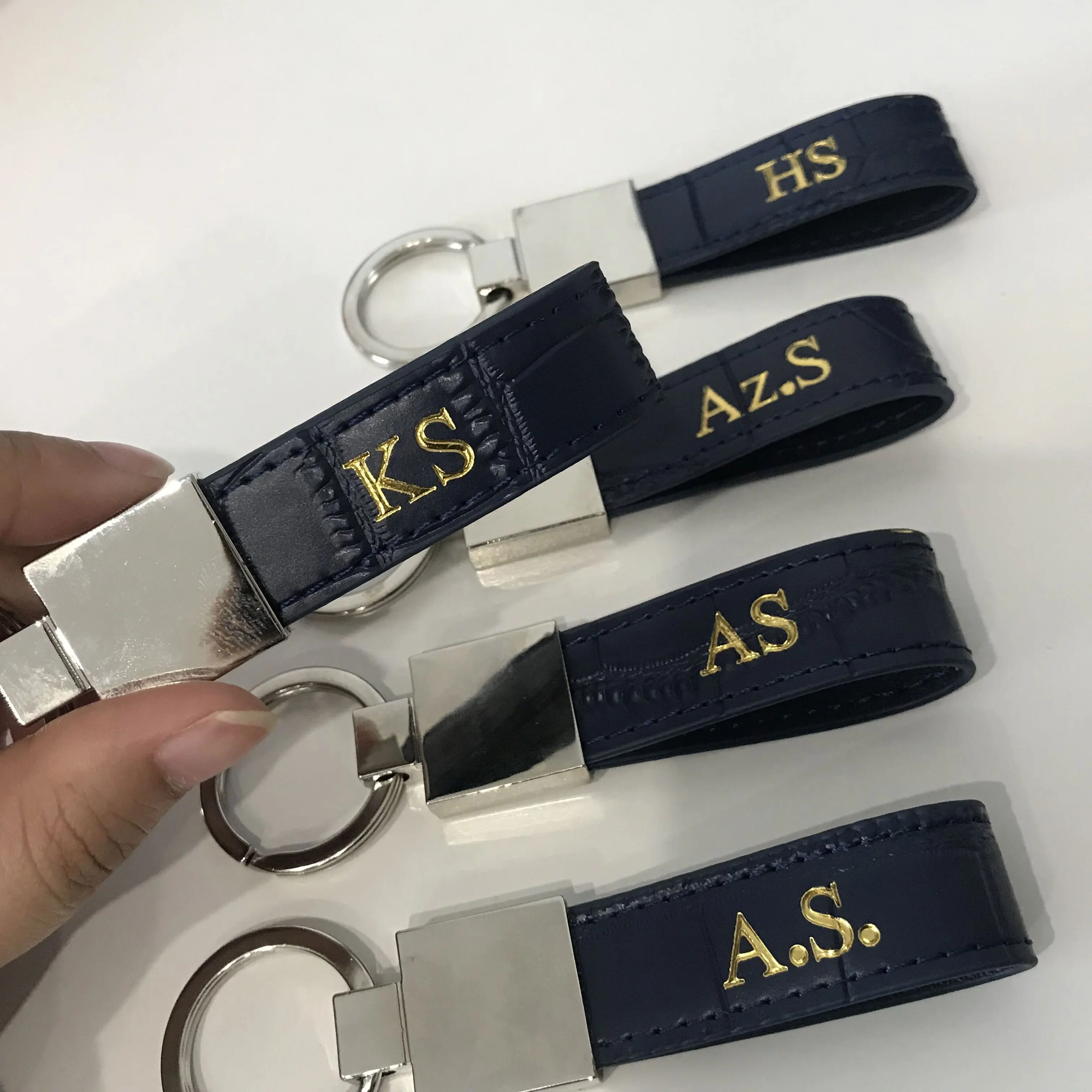Leather Car Key Holder Custom | Leather Keychain Wallet Keys ...