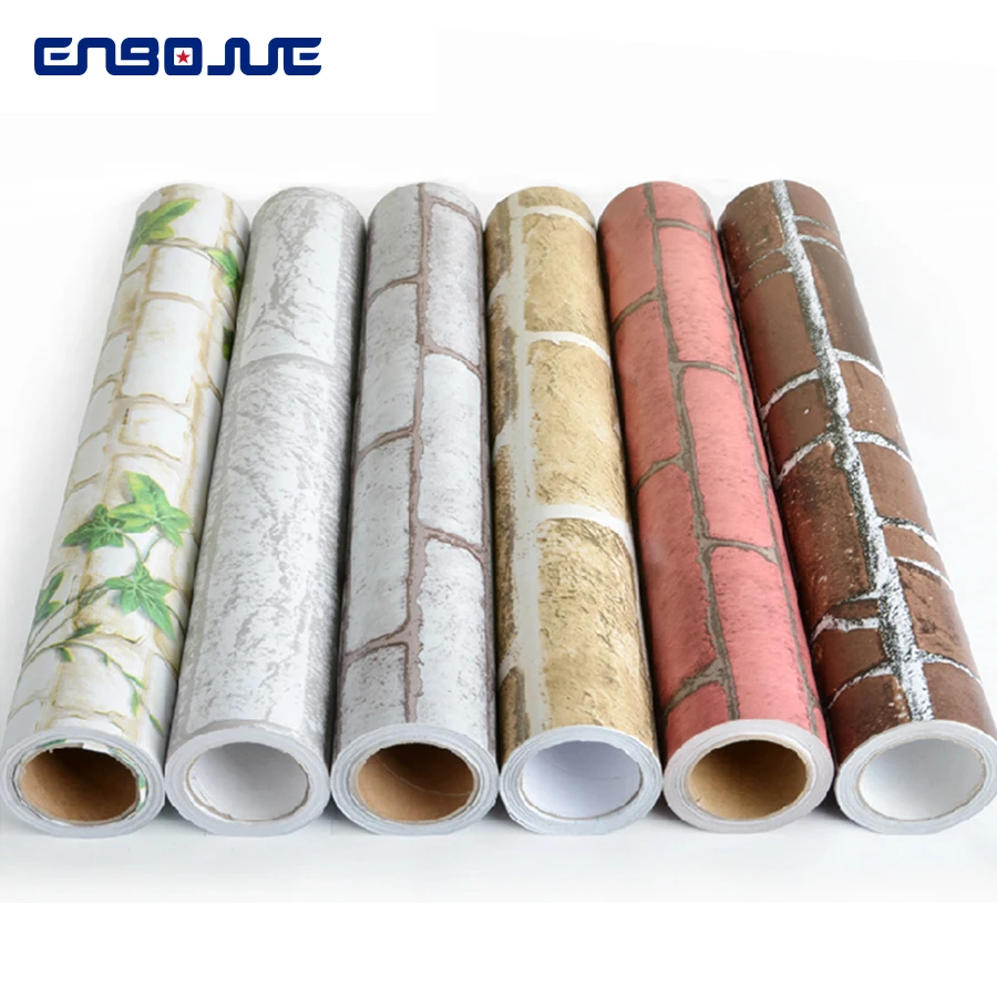 Rollo de papel tapiz autoadhesivo de PVC para decoración del hogar ...