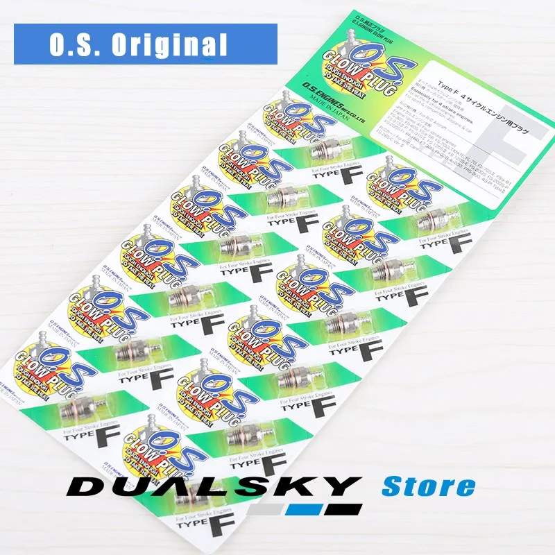 1pcs 100% Original OS F OSF O.S. F Glow Plug For Four Stroke Nitro Engines