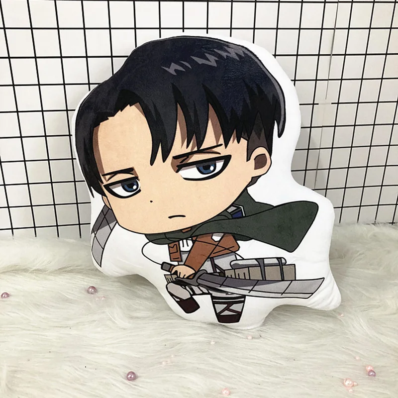 Shop Generic 10cm Attack On Titan Plush Doll Anime Attack On Titan Levi ...