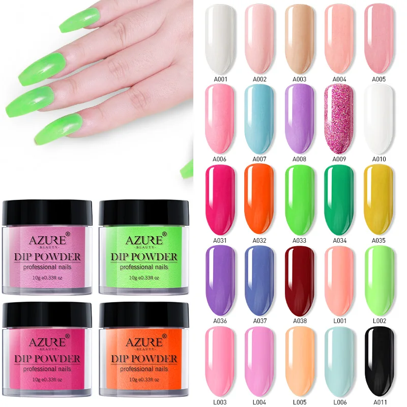 Azure Beauty 10g Dipping Powder Color Changing Powder Natural Dry ...
