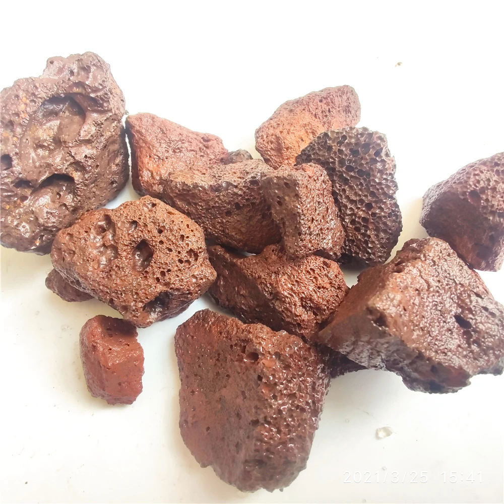 Décoration - aquarium,Pierre filtrante de roche volcanique noire et ...