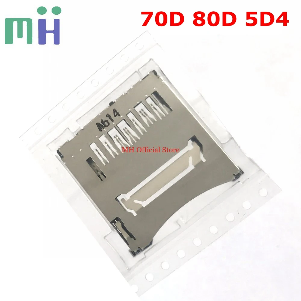 NEW-For-Canon-70D-80D-5D4-5D-Mark-IV-SD-Memory-Card-Reader-Connector ...