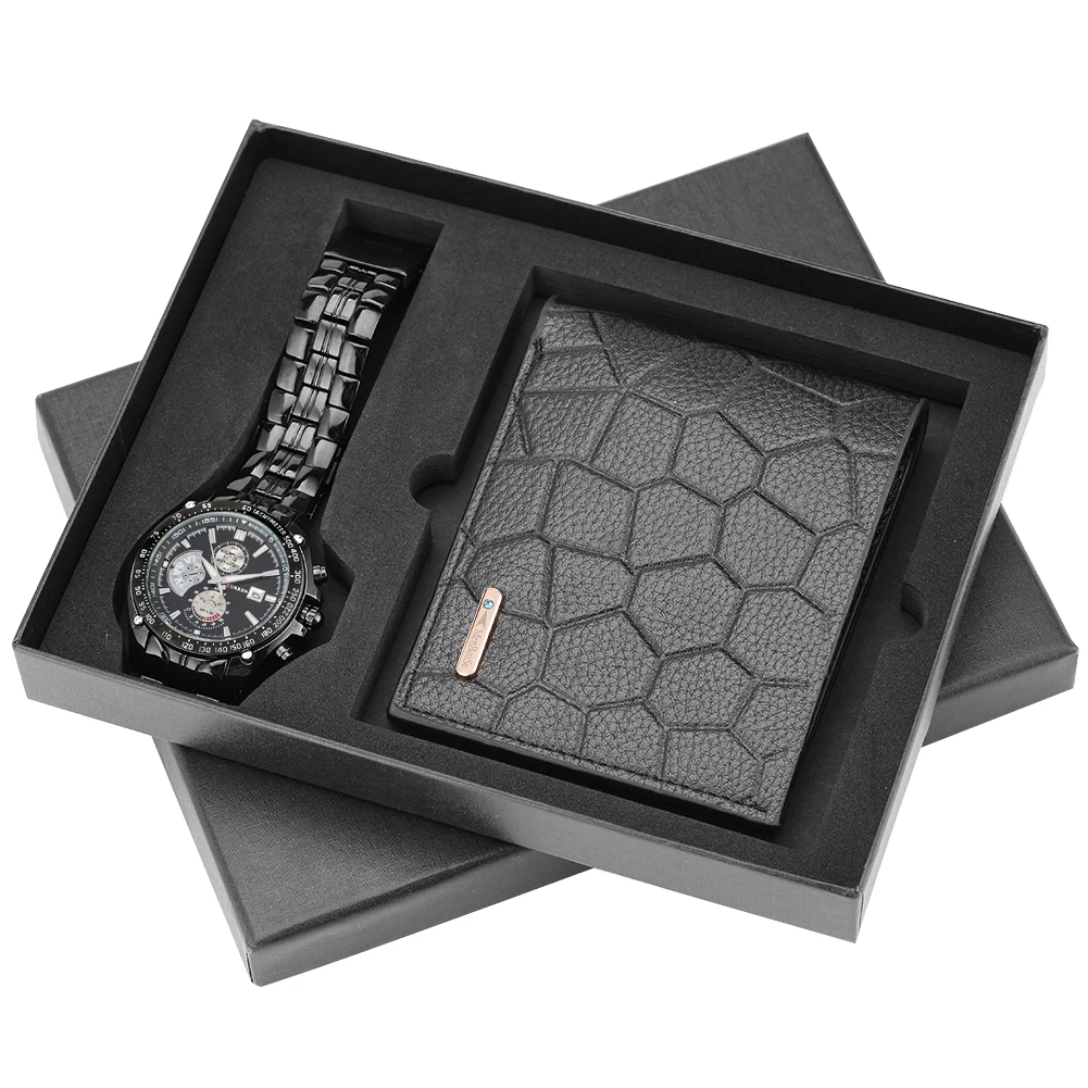 Men-s-Watch-Wallet-Gift-Set-Stainless-Steel-Quartz-Watches-Leather ...