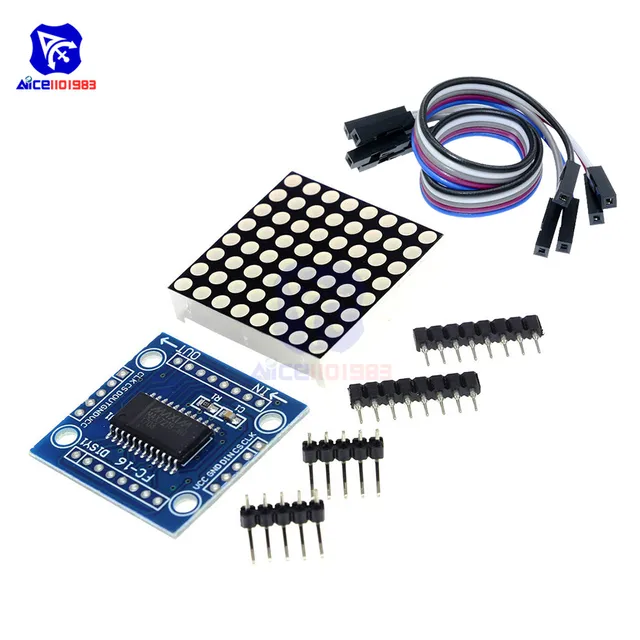 DIY Microcontroller Module MAX7219 Dot Matrix Module For Arduino – DIY ...