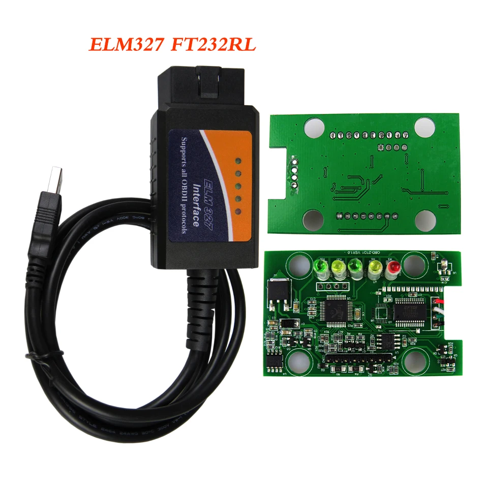 ELM327 USB V1.5 ODB2 Car DiagnosticTools FT232RL Chip ELM 327 V 1.5 ...