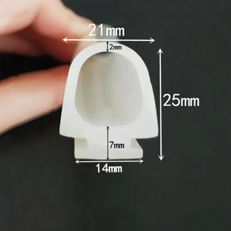 Custom Silicon Rubber Collision Avoidance Gasket Bubble D Insert Solid ...
