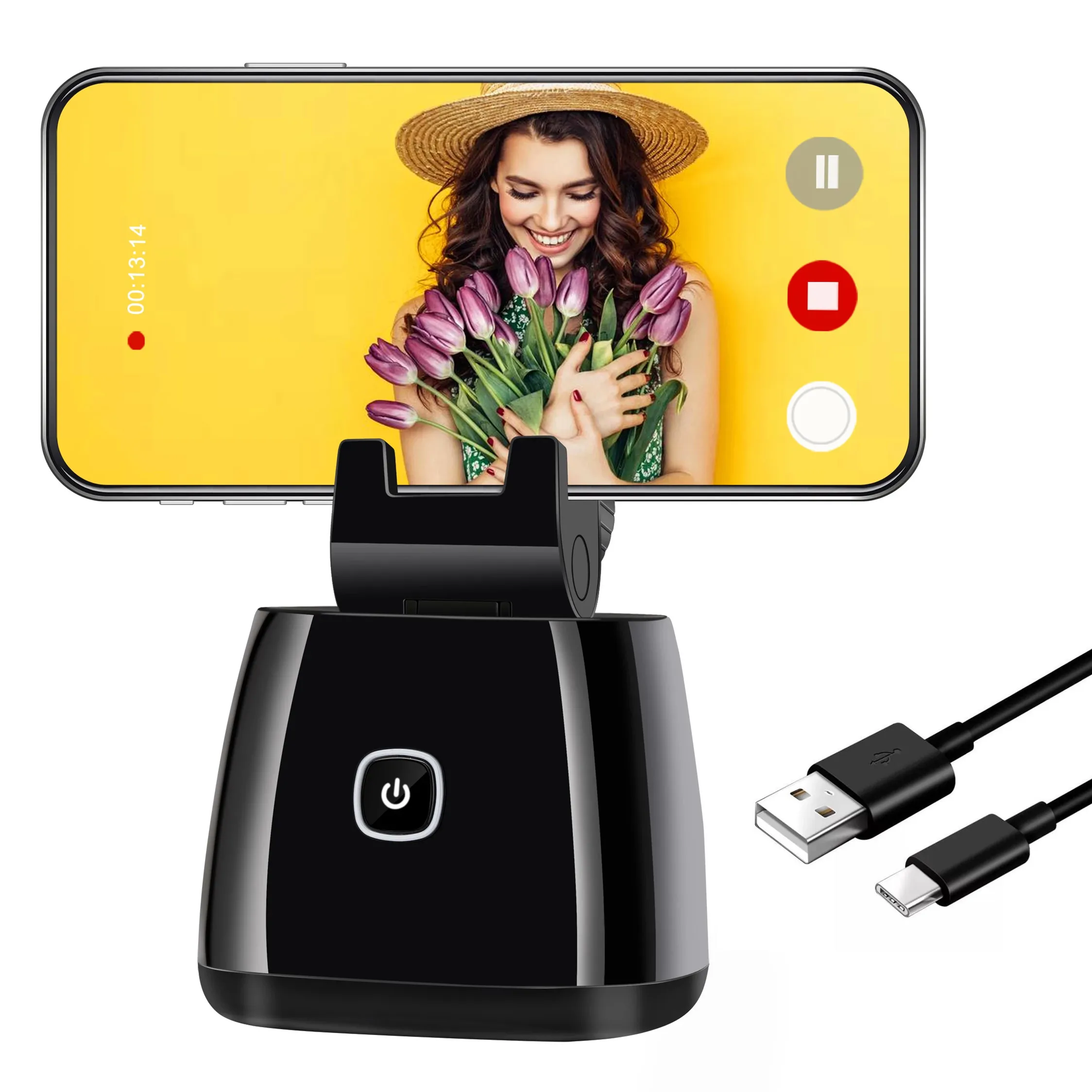 Capture Genie Auto Smart Shooting Selfie Stick 360 Rotation Phone ...