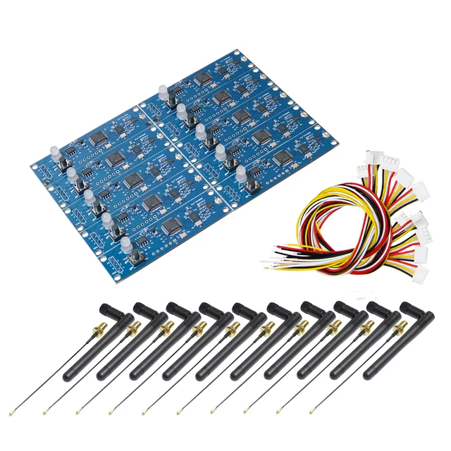 DMX 512 Wireless PCB Module Board with Antenna 2 in 1 Transmitter ...