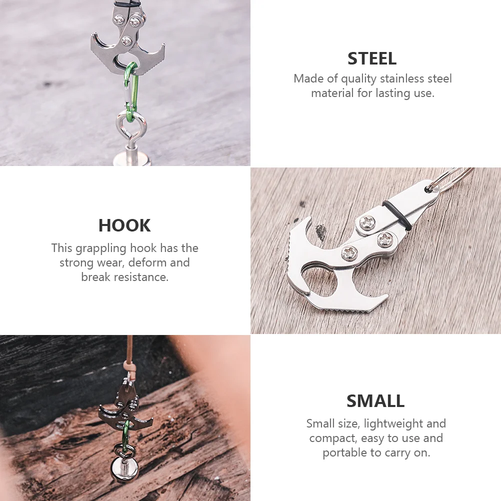 Affordable prices Click now to browse 2 Pcs Grappling Claws Folding Survival Claw Stainless ...