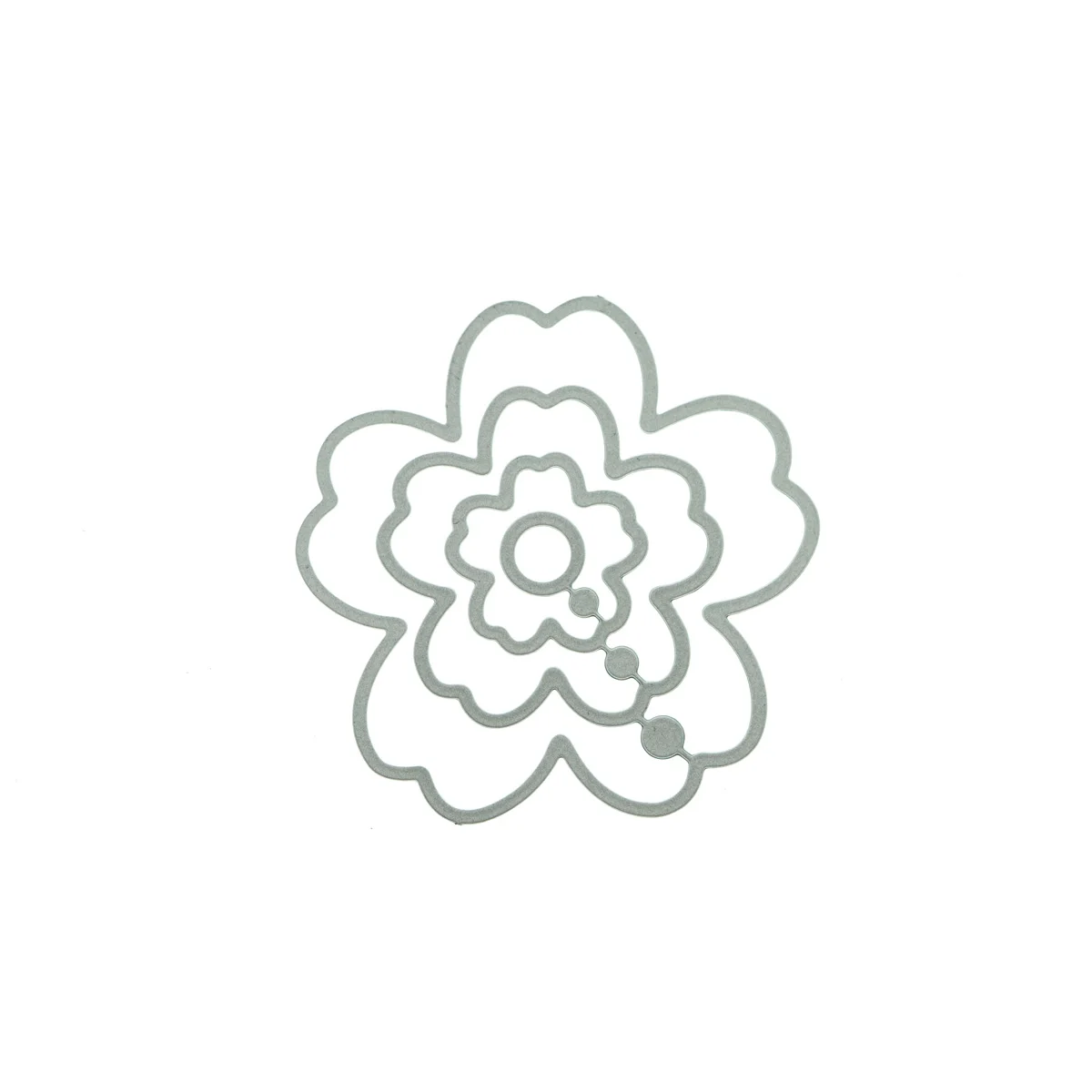 Simple 5 Petal Flower Outline