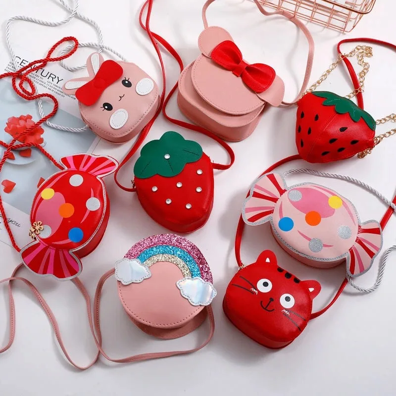 Lovely Children's Mini Shoulder Bags Pu Leather Boys Girls Small ...