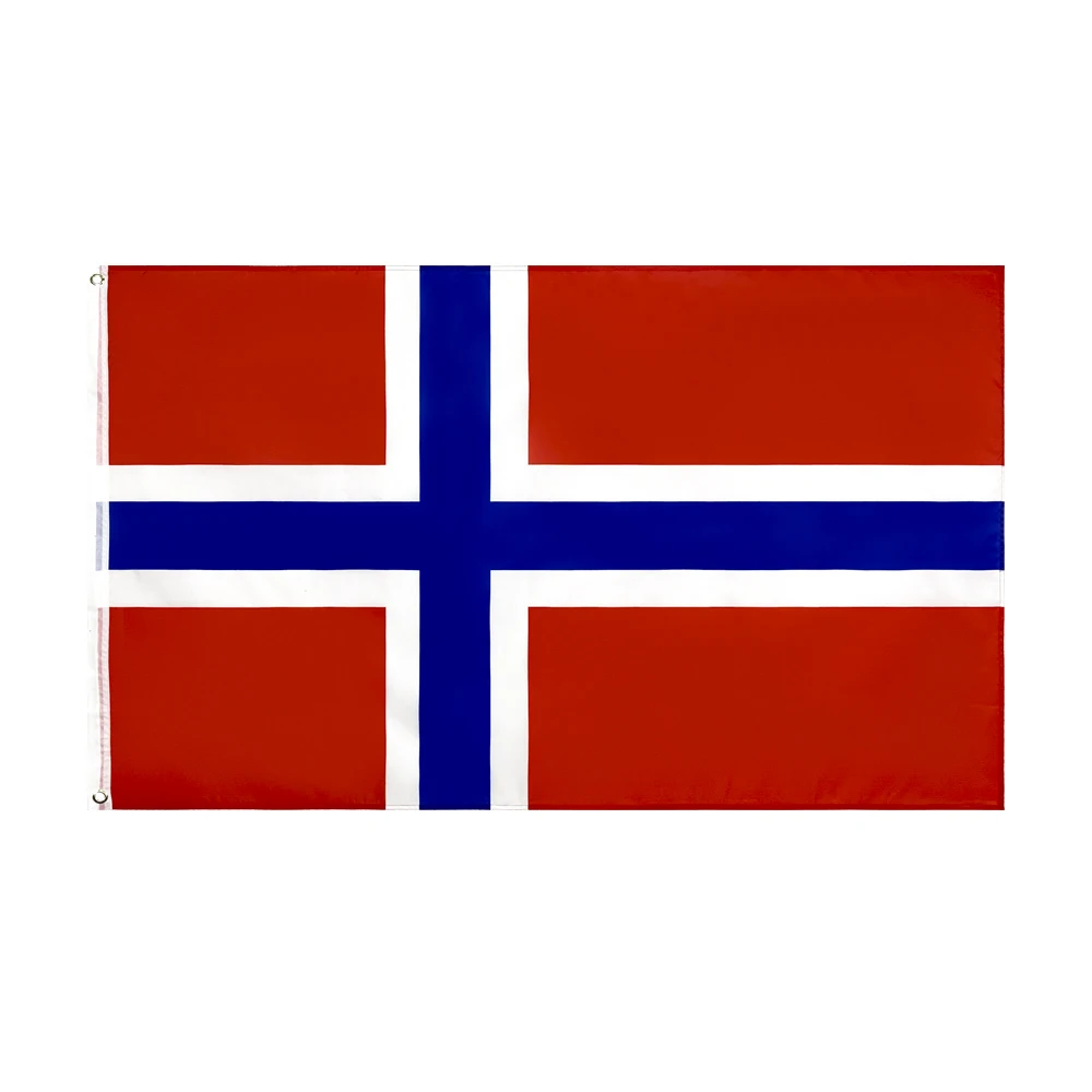 Johnin 90X150cm Kongeriket Noreg Norge nor no norway flag|Flags ...