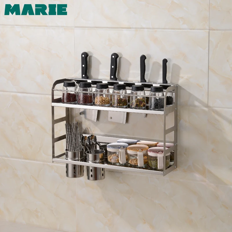 Stainless Steel kitchen rack, Kitchen Shelf, Cooking Utensil Tools Rack ...