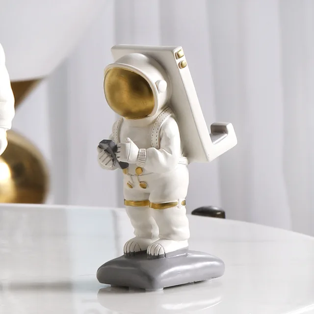 Europe Space Man Figure Astronaut Figurines Modern Creative Phone ...