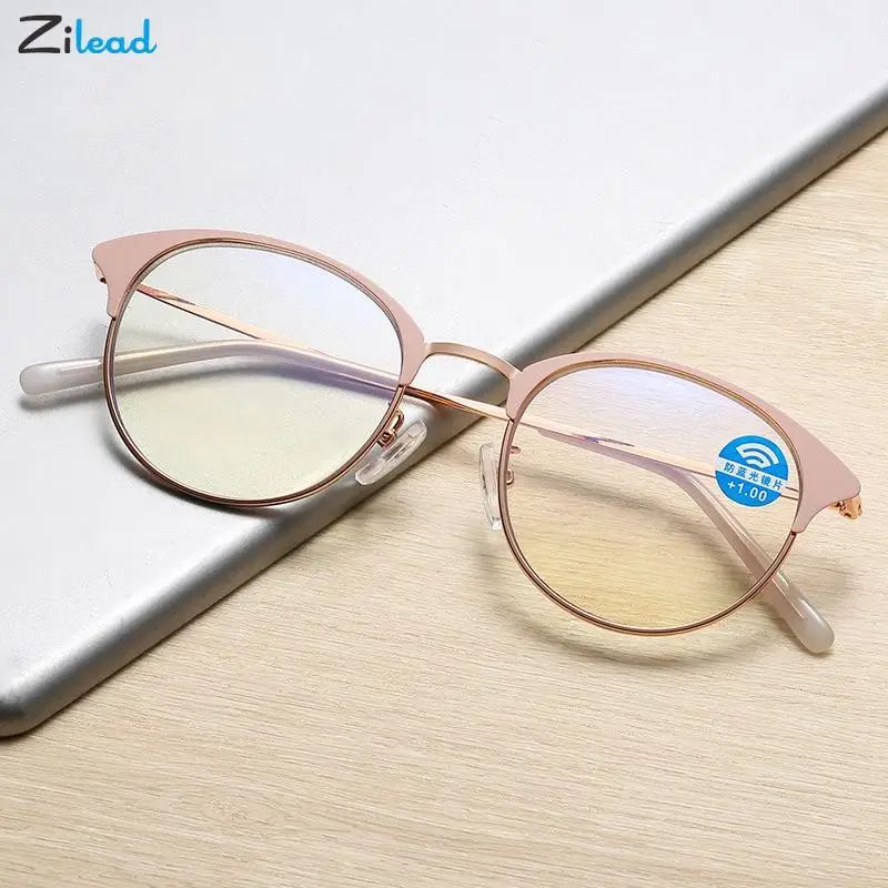 Zilead 1 1 5 2 2 5 3 3 5 4 Anti Blue Light Reading Glasses Retro Round Zilead 1 1 5 2 2 5 3 3 5 4 Anti Blue Light Reading Glasses Retro Round
