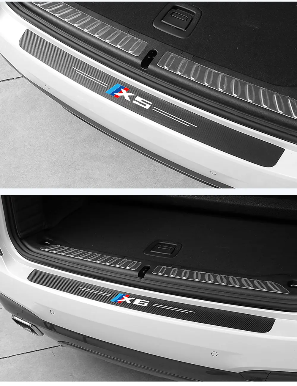 BACHE VEHICULE,1pc For X4--1pc Voiture Coffre Décoratif Autocollants De ...