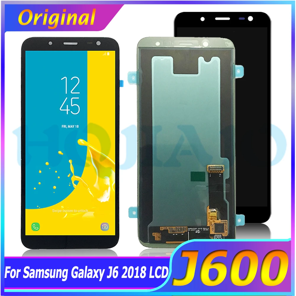 Super AMOLED LCD Screen For Samsung J6 J600F LCD Display Touch Screen Digitizer Assembly For ...