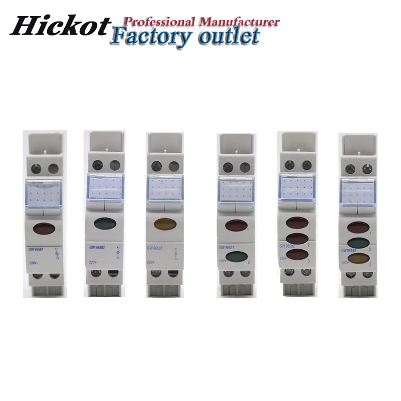 GW96581-96571-96592-GW-Din-Rail-Indicator-Light-Single-Double-Triple ...