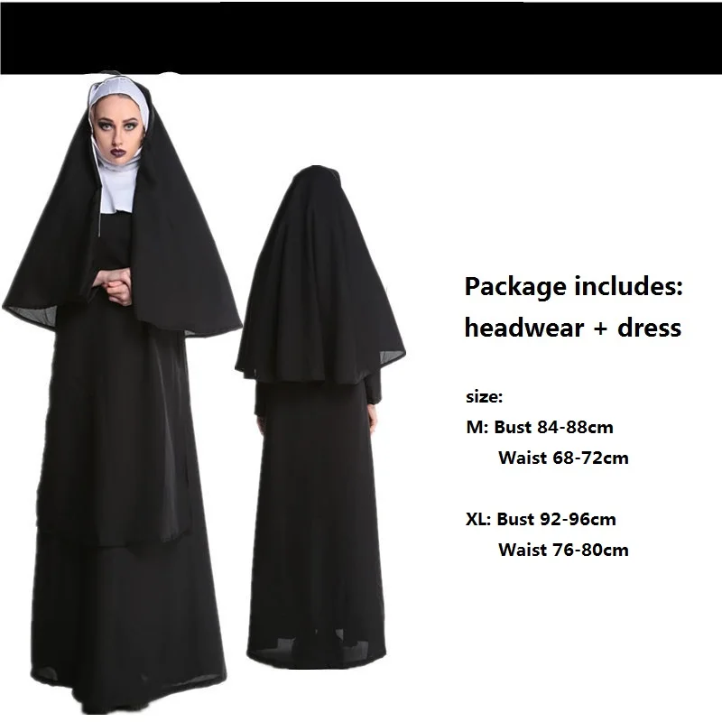 Jesus Christ Nun Dress Costume Cosplay - AllCosplay.com