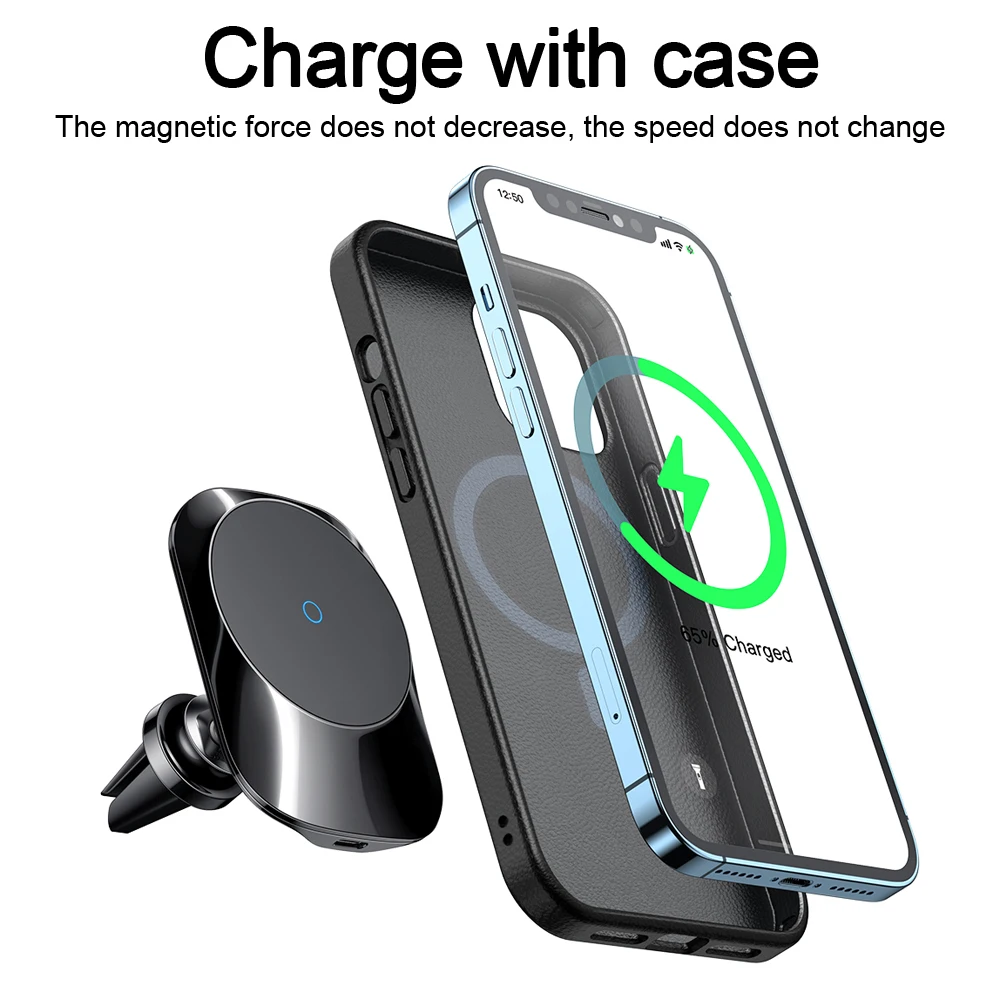 RAEGR MagFix Arc M1450C 15W Car Magnetic Wireless Charger