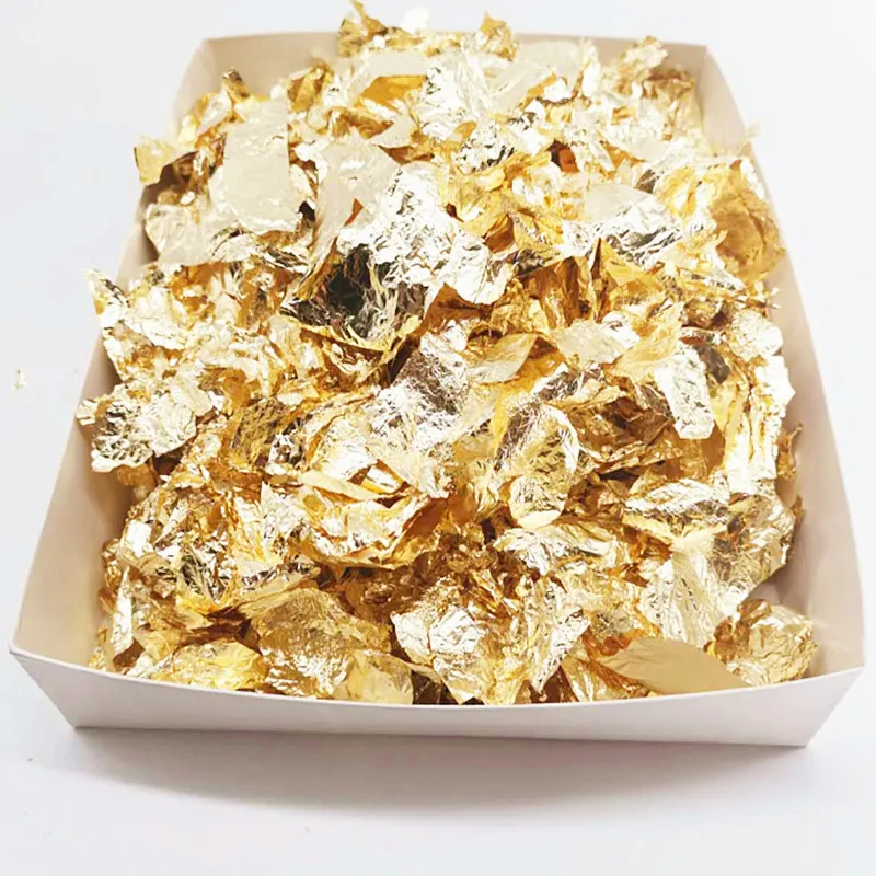 1kg-Imitation-Gold-Flakes-Gold-Leaf-Fragments-Gold-Flakes-Sheet-Flakes ...