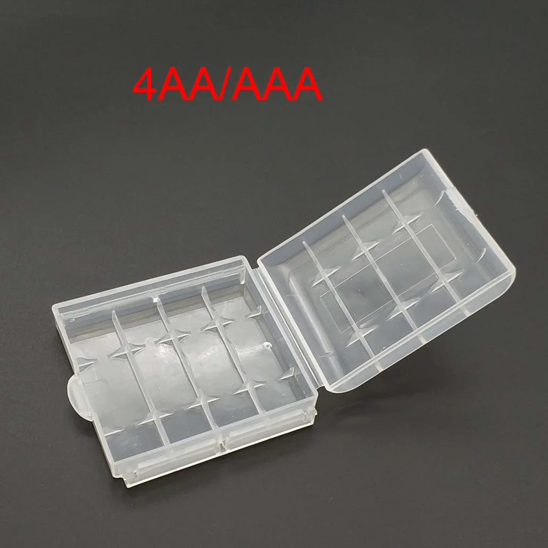 4 Aaaaa 배터리 케이스 홀더 배터리 보관함 커버 포함 Aa Aaa 배터리 박스 컨테이너 가방 케이스 정리함배터리 보관