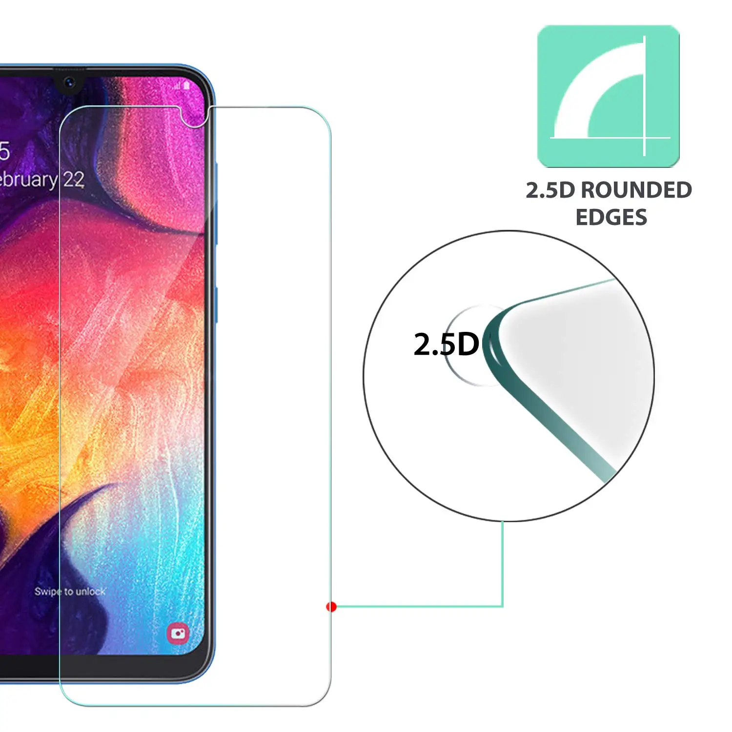 Закаленное стекло на для ZTE Blade V8 5,2 дюймов Защитное стекло для ...