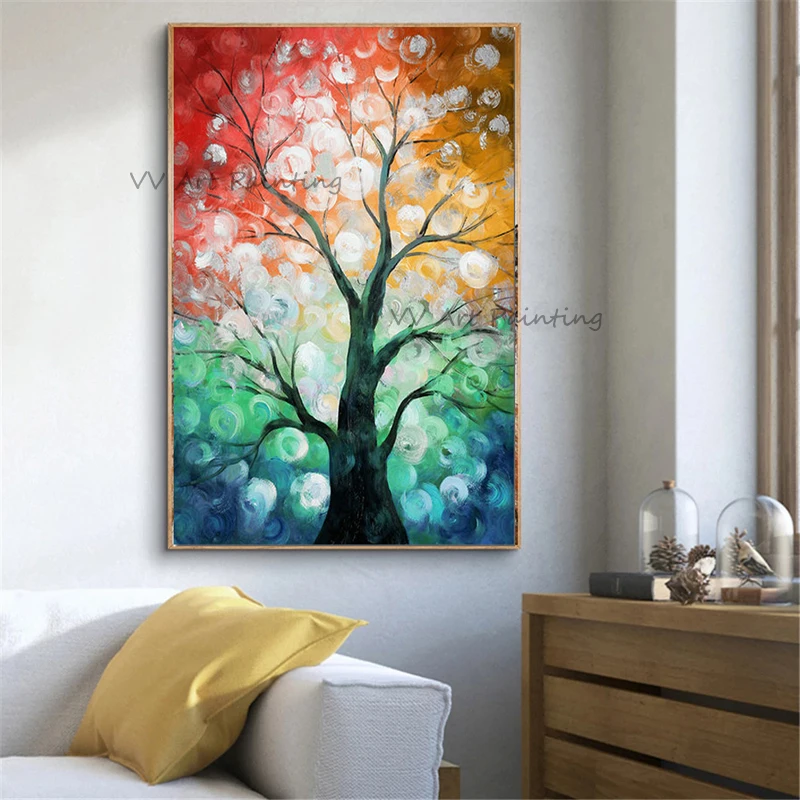 Tree Canvas Painting Ideas