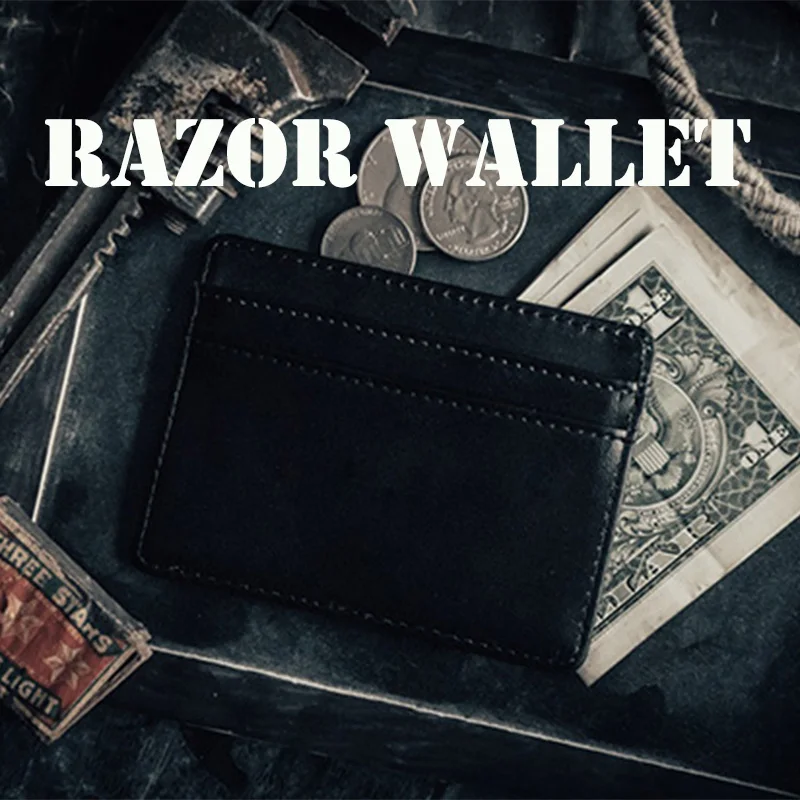 Razor Wallet Magic Tricks Close Up Magia Mystery Artist Peek Wallet ...