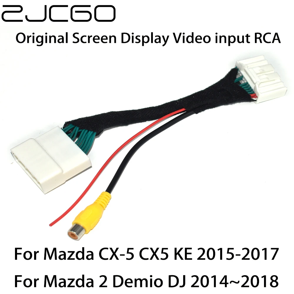 Car-Rear-View-Backup-Reverse-Camera-Adapter-RCA-Cable-for-Mazda-2 ...